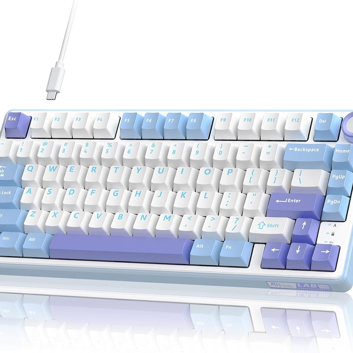 RK ROYAL KLUDGE R75 Tri-Mode Hot Swappable Mechanical Gaming Keyboard – CozyDev